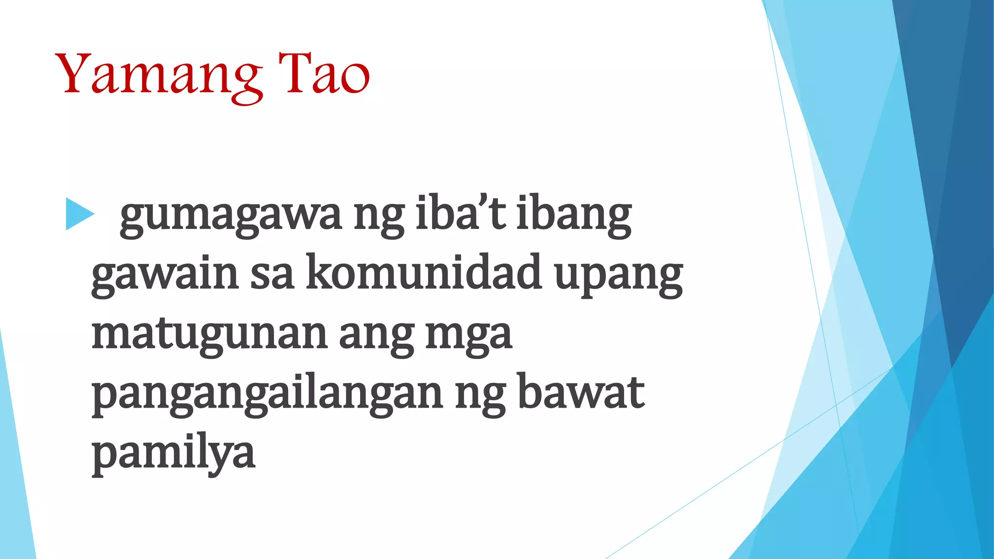 Mga Yamang Tao at Hanapbuhay sa Aking Komunidad | PPTX
