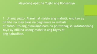 Mga Yugto at Antas ng Paghubog ng Konsensya.pptx