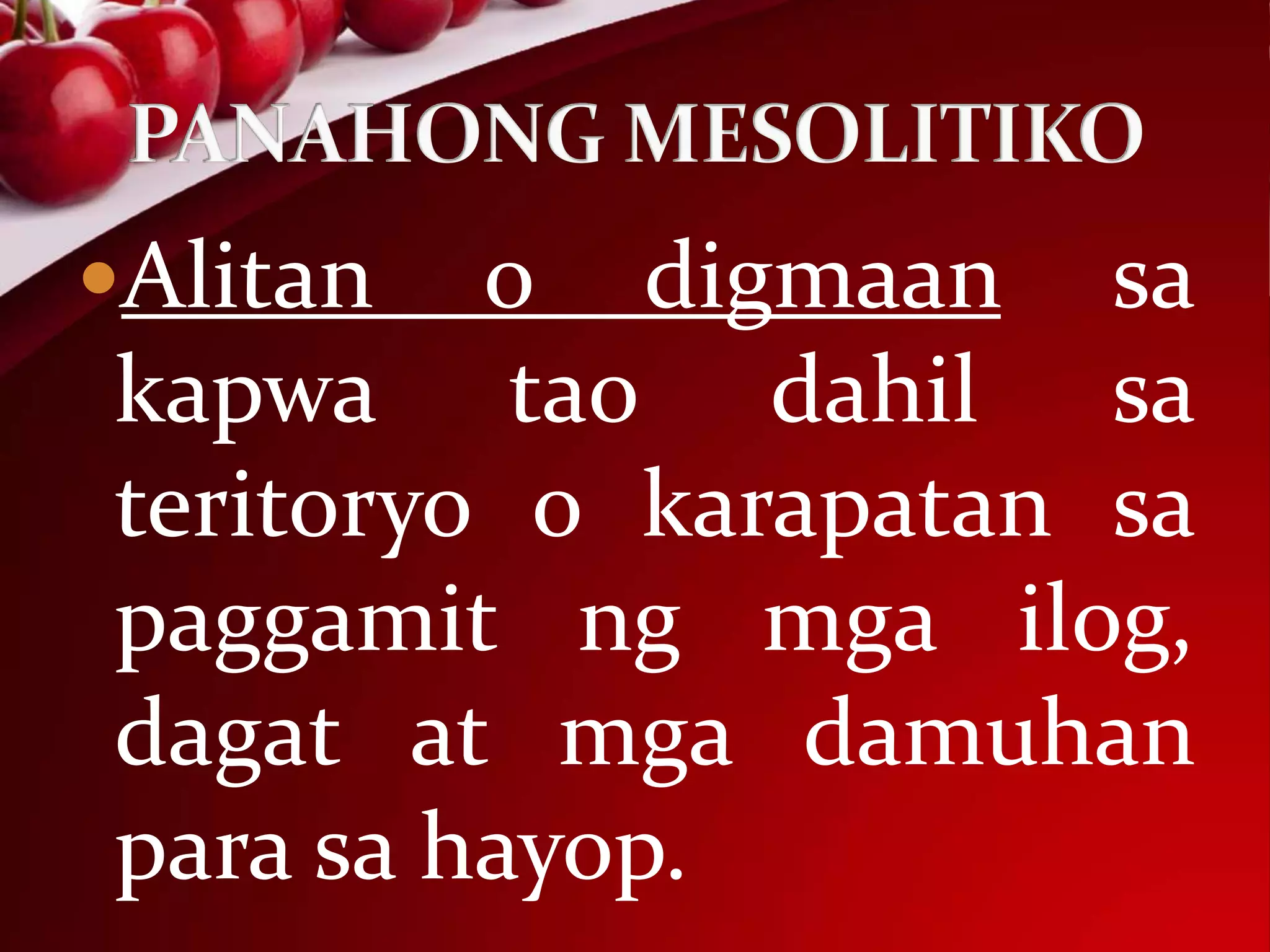 Mga yugto ng pagunlad ng sinaunang tao. (Paleolitiko,Meso,Neo at Metal ...