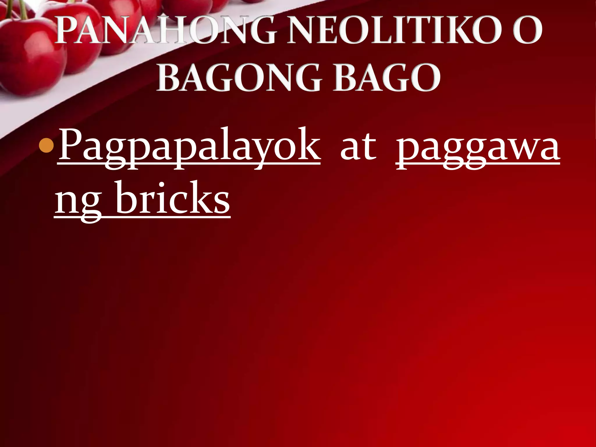 Mga yugto ng pagunlad ng sinaunang tao. (Paleolitiko,Meso,Neo at Metal ...