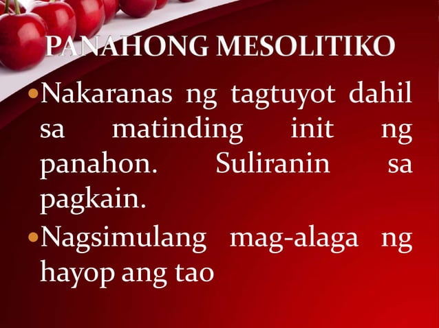 Mga yugto ng pagunlad ng sinaunang tao. (Paleolitiko,Meso,Neo at Metal ...