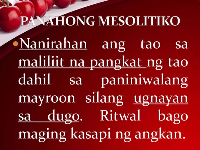 Mga yugto ng pagunlad ng sinaunang tao. (Paleolitiko,Meso,Neo at Metal ...