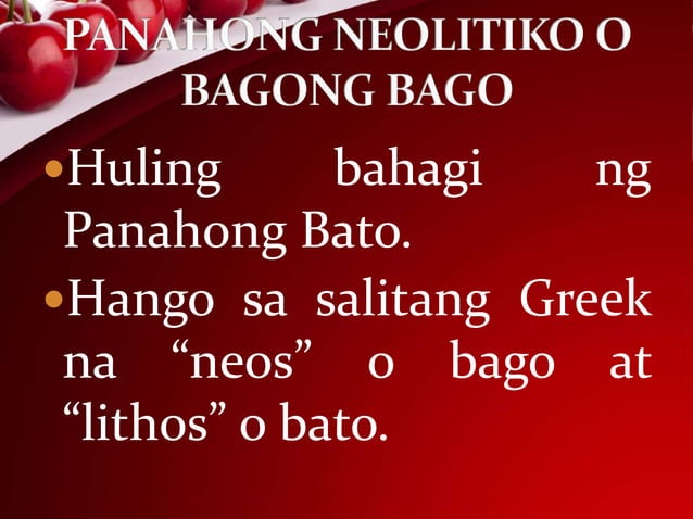 Mga yugto ng pagunlad ng sinaunang tao. (Paleolitiko,Meso,Neo at Metal ...