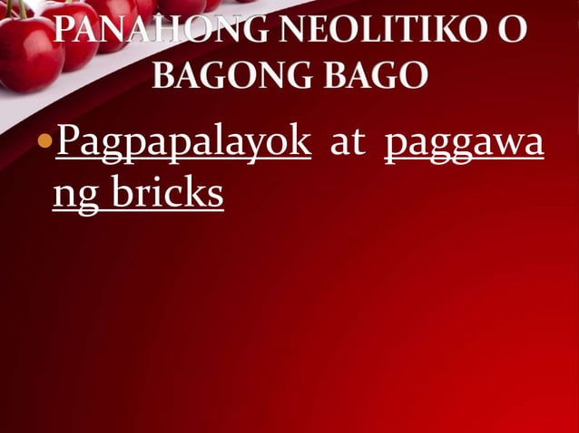 Mga yugto ng pagunlad ng sinaunang tao. (Paleolitiko,Meso,Neo at Metal ...