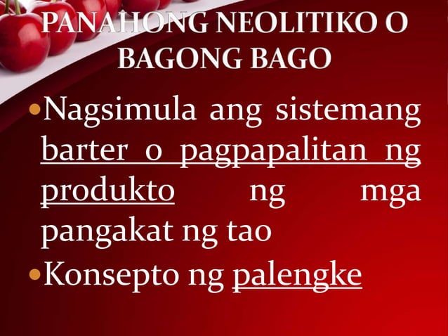 Mga yugto ng pagunlad ng sinaunang tao. (Paleolitiko,Meso,Neo at Metal ...
