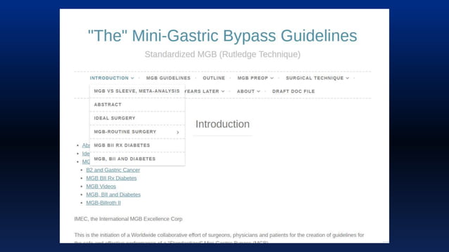 Mgb cancer & MGB Guidelines | PPT