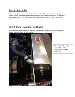 MGB Engine Removal Procedure | PDF | Off-Road Vehicles | Auto Body Styles