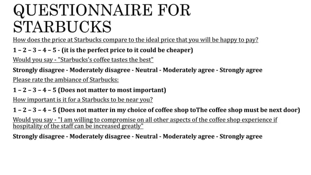 Starbucks Vs Cafe Coffee Day - Understanding the Consumer Preferences ...