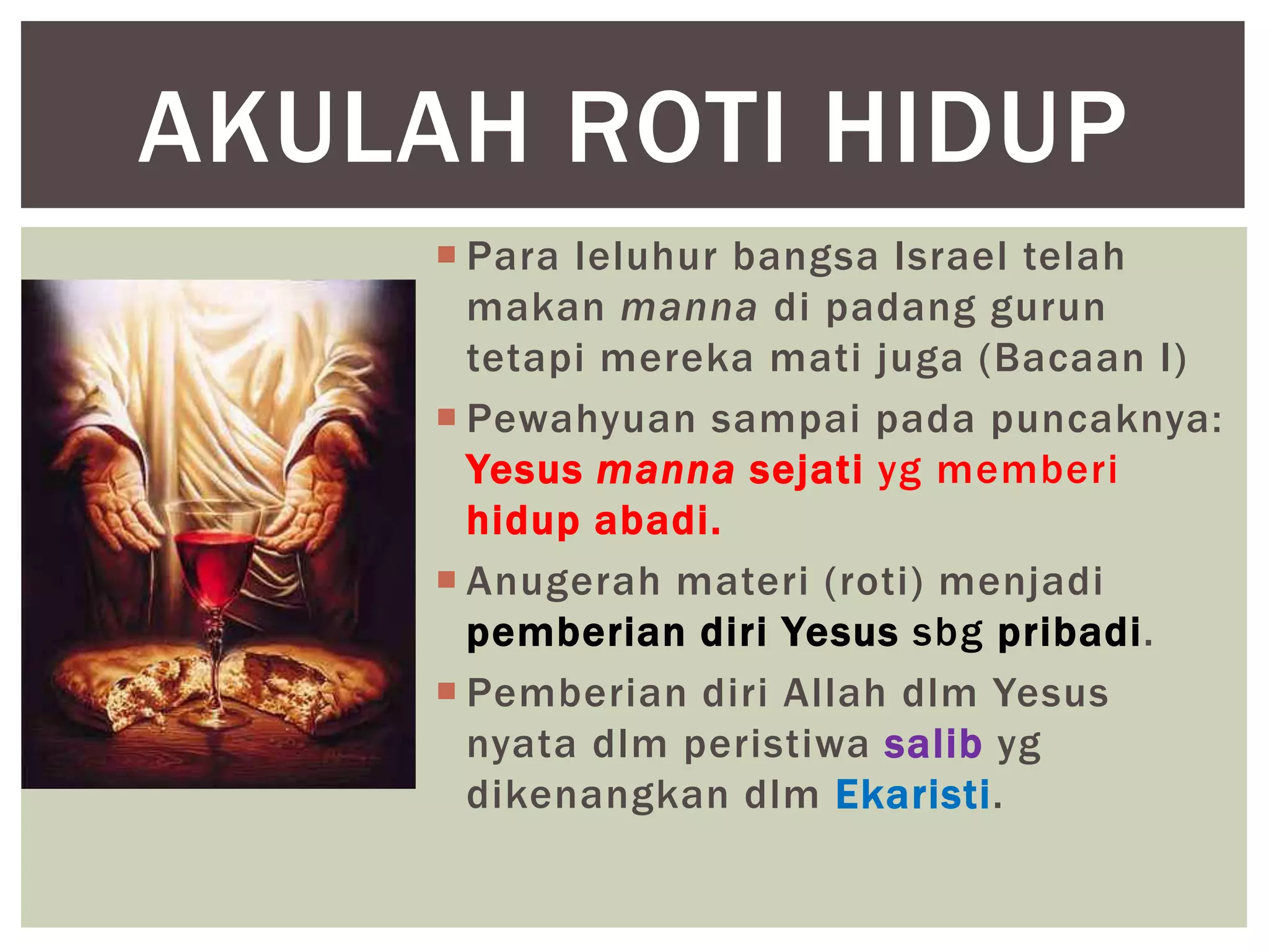 Homili Minggu XVIII-B | PPTX