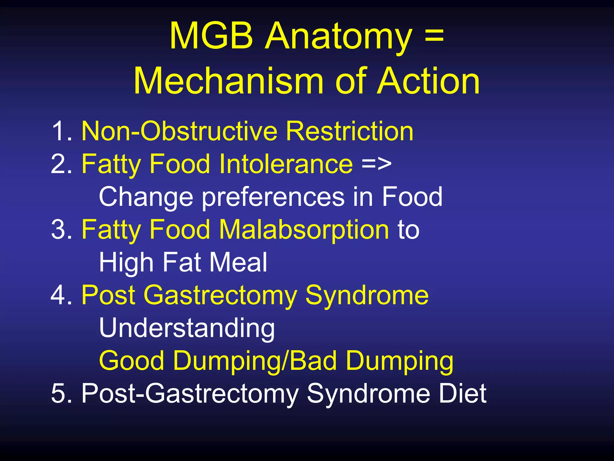 Mechanism of Action of MGB | PPTX