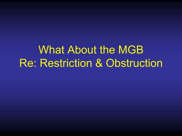 Mechanism of Action of MGB | PPTX