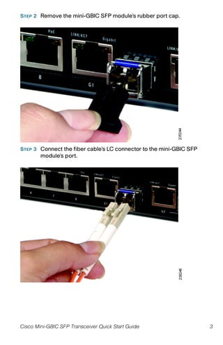 transceiver minigbic | PDF
