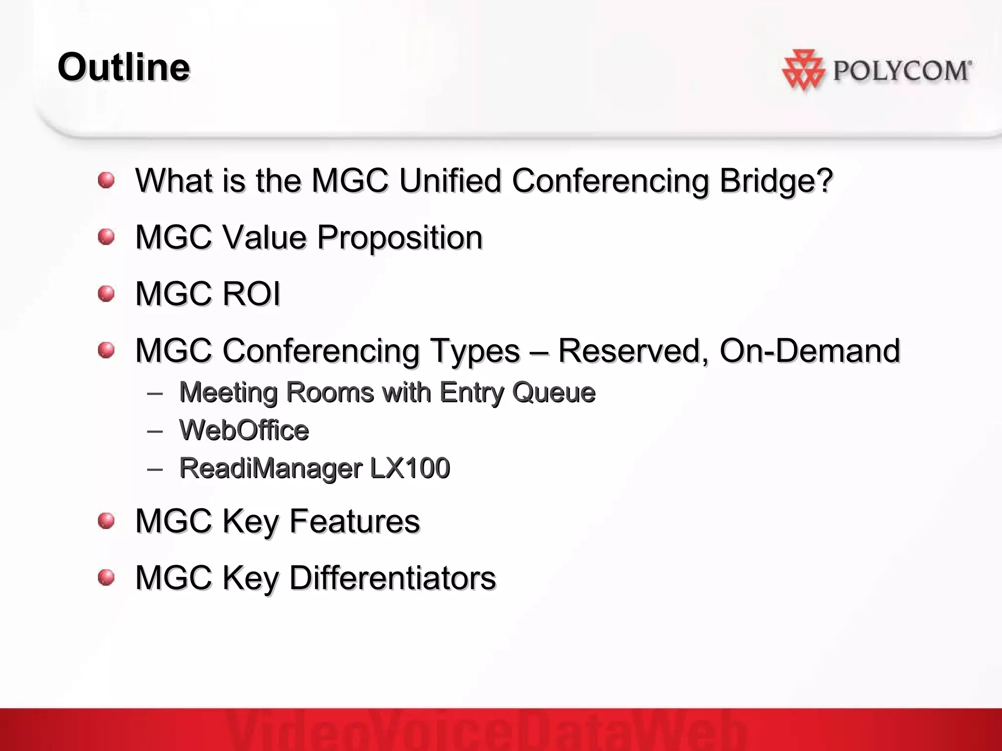 MGC 7.0 Sales Presentation Outline | PPT