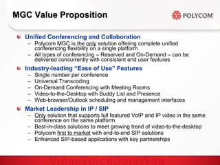 MGC 7.0 Sales Presentation Outline | PPT