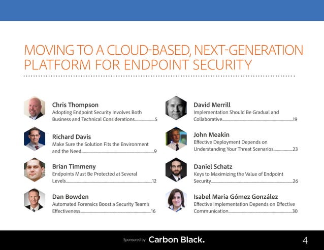 Carbon Black: Moving to a Cloud Based Next Generation Platform for Endpoint Security | PDF