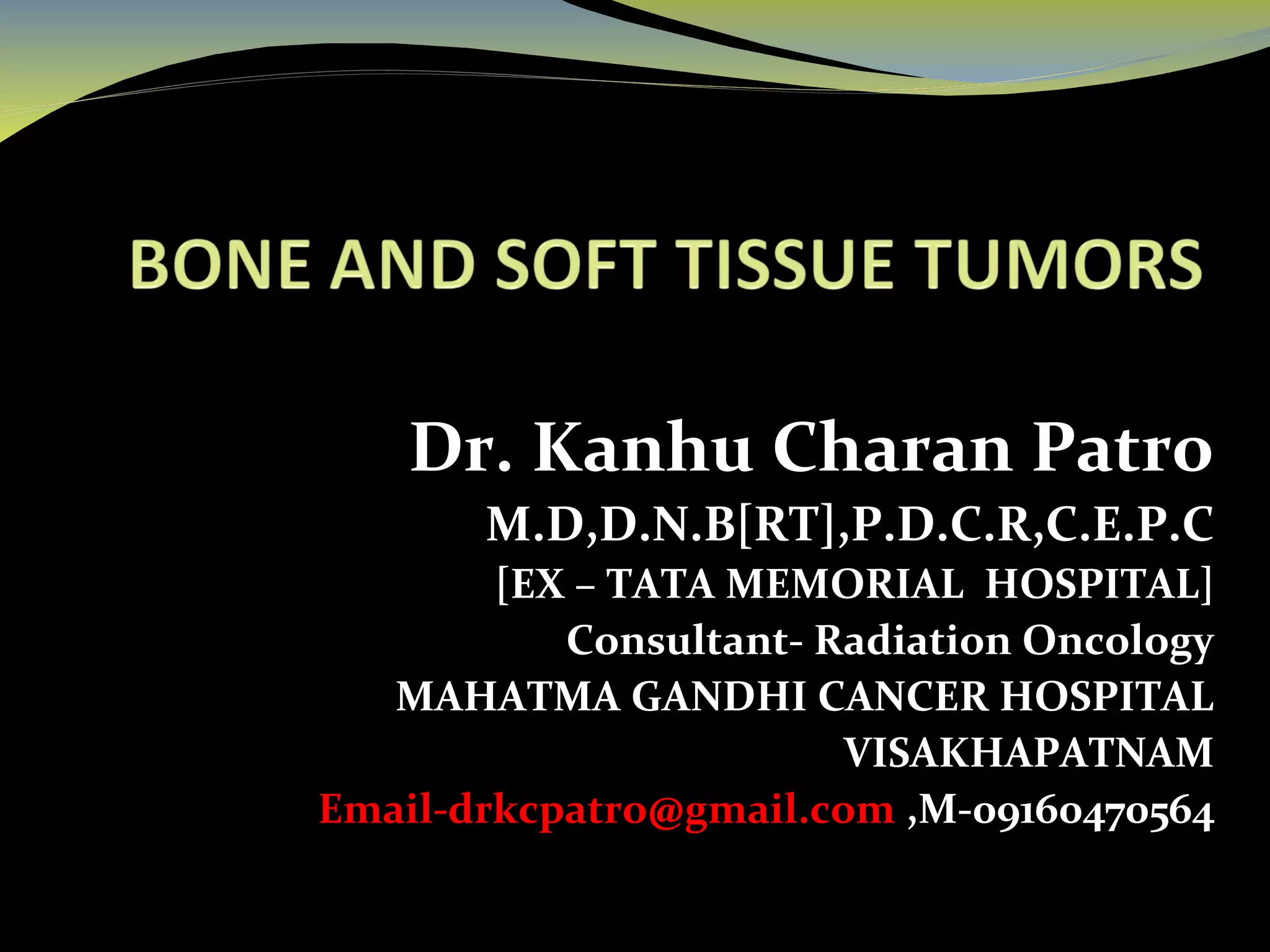 ROLE OF RADIATION IN BONE TUMORS FOR ORTHOPEDICS | PPT | Cancer ...
