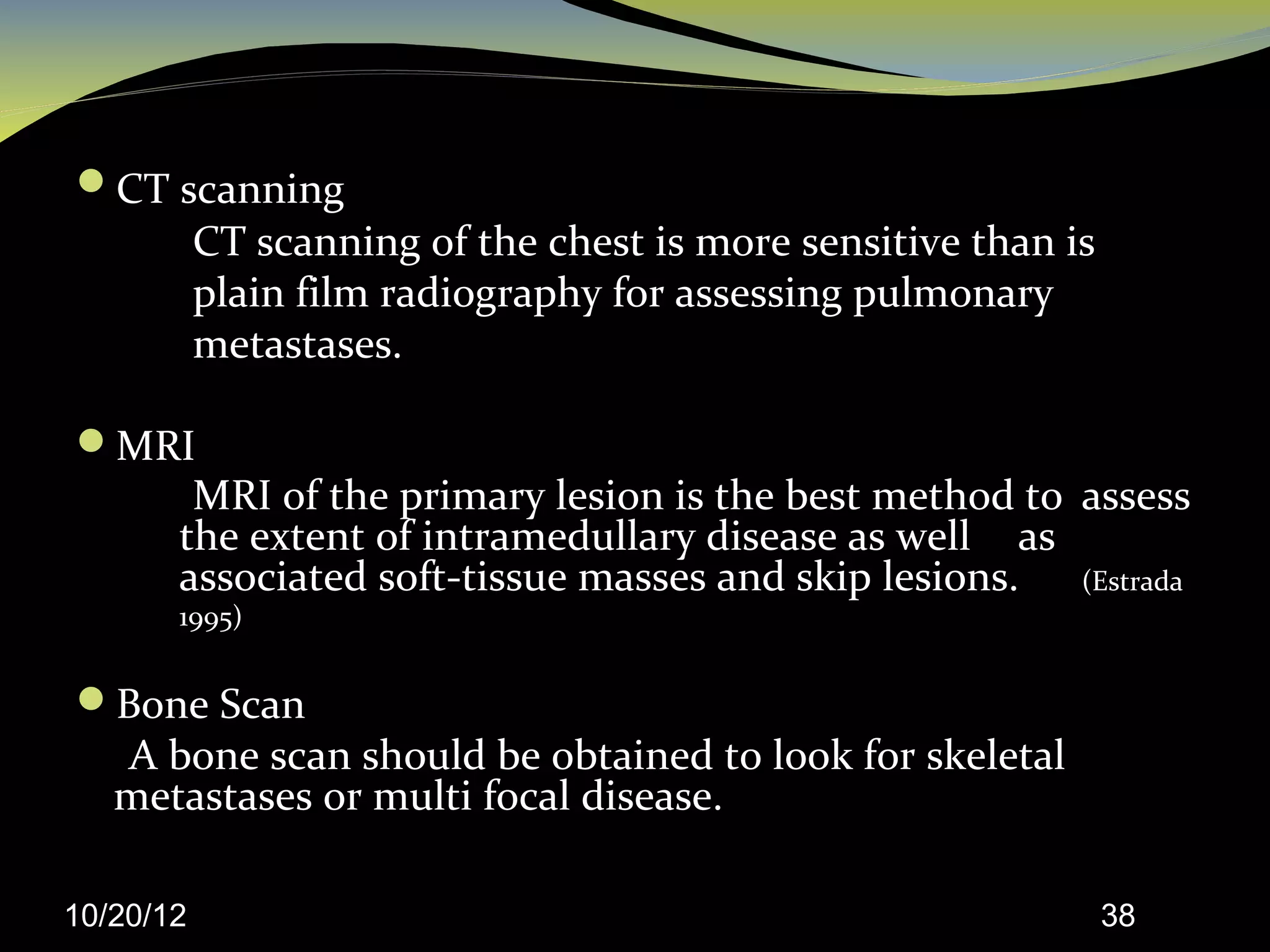 ROLE OF RADIATION IN BONE TUMORS FOR ORTHOPEDICS | PPT | Cancer ...