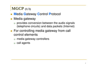 MGCP Overview | PPT