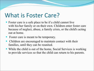Mgd 120 foster care ppt | PPT