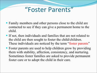 Mgd 120 foster care ppt | PPT