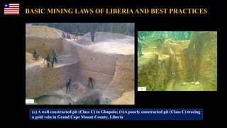 Basic Mining Laws of Liberia and Best Practices | PPTX