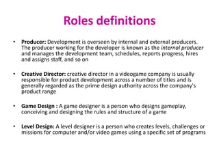 Mgd game devprocess | PPTX | Video Game Genres | Video Gaming