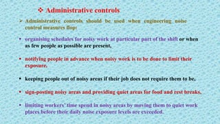 Noise Pollution and Control in Mines | PPTX