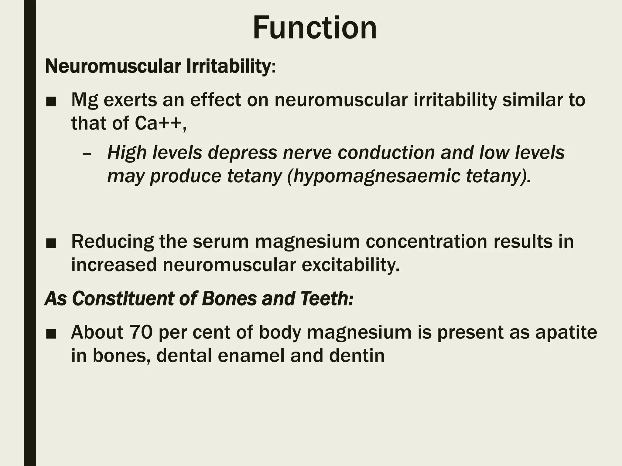 Magnesium for class | PPTX