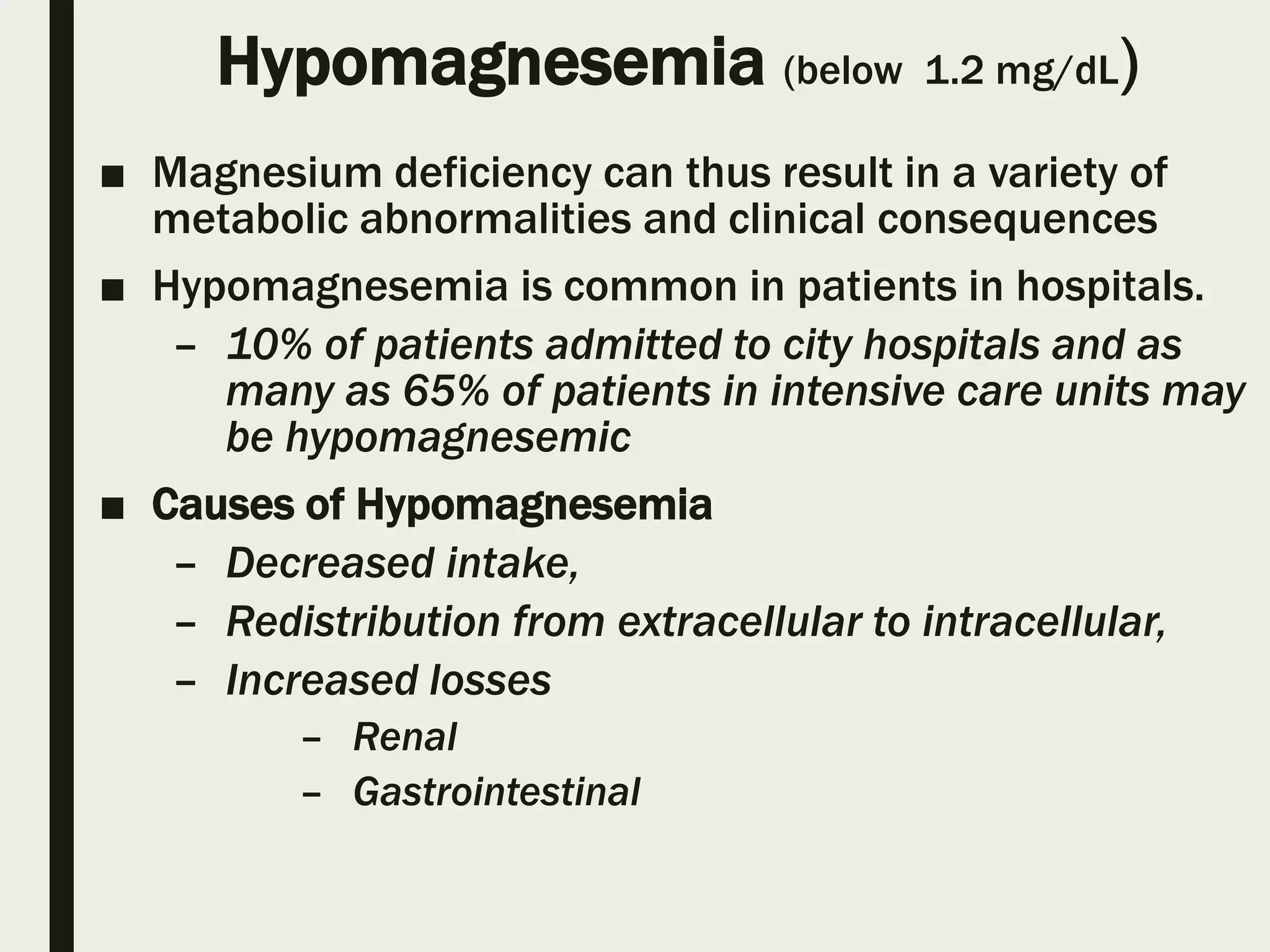 Magnesium for class | PPTX