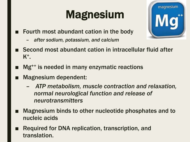 Magnesium for class | PPTX