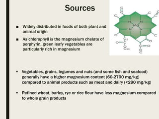 Magnesium for class | PPTX