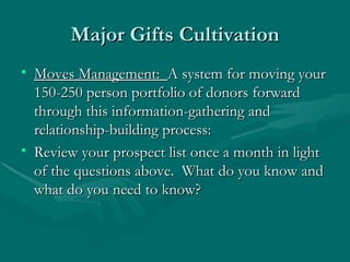 Major Gifts Fundraising | PPT
