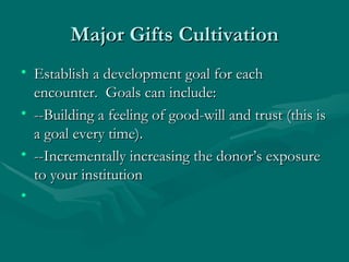 Major Gifts Fundraising | PPT