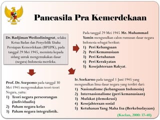 pancasila dalm kajian sejarah di Indonesia | PPTX