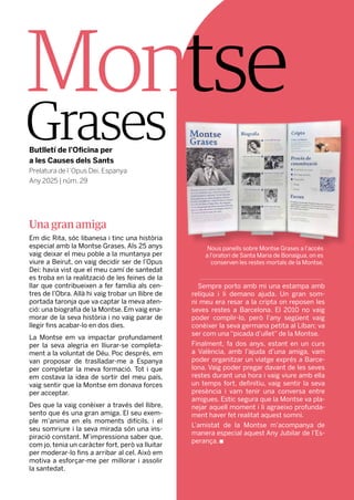 Full Informatiu venerable Montse Grases n. 29 | PDF