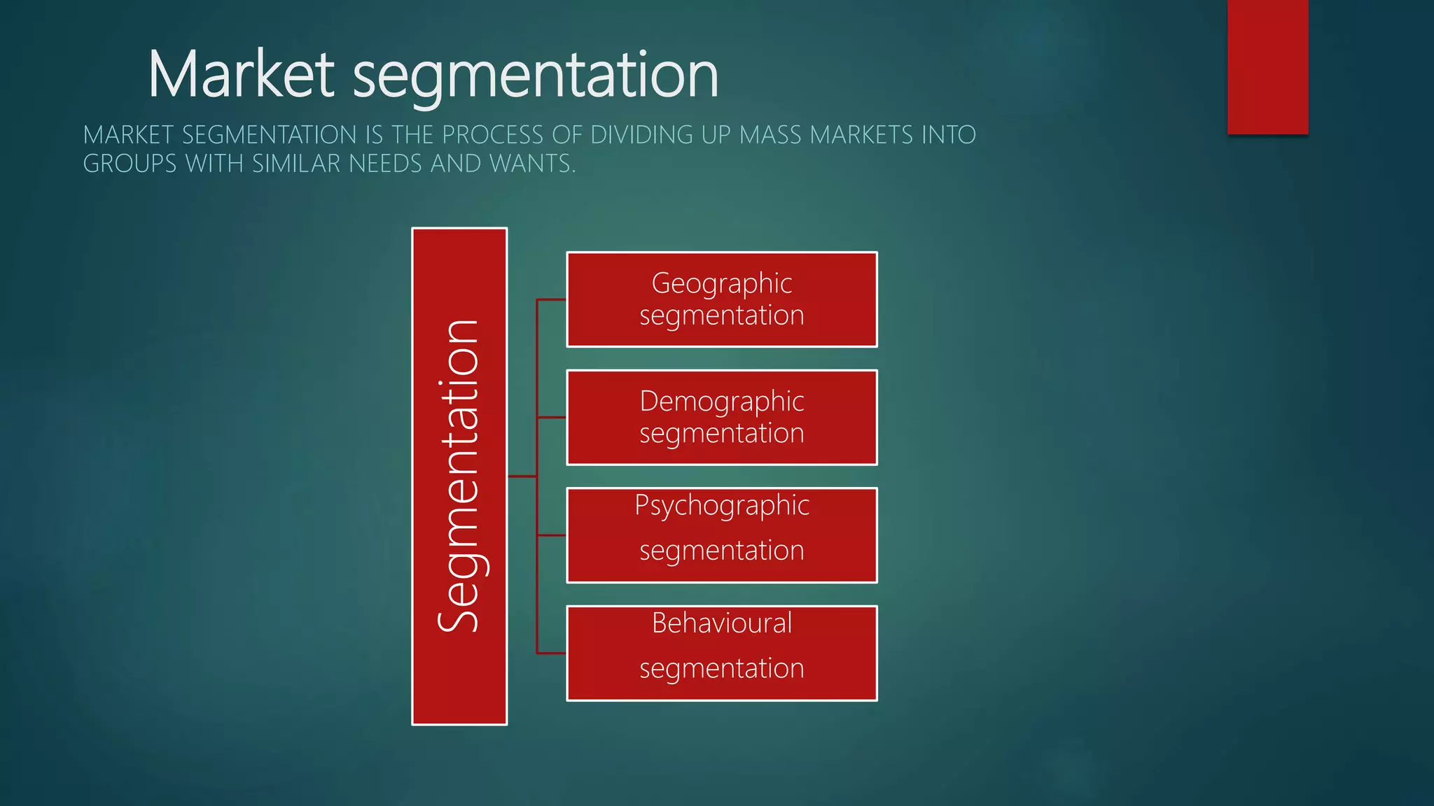 Market Segmentation,Marketing mix, Market Target | PPT