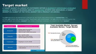 Market Segmentation,Marketing mix, Market Target | PPT
