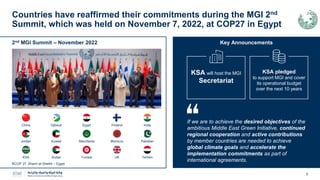Middle East Green Initiative (MGI) Middle East Green Initiative (MGI) | PDF