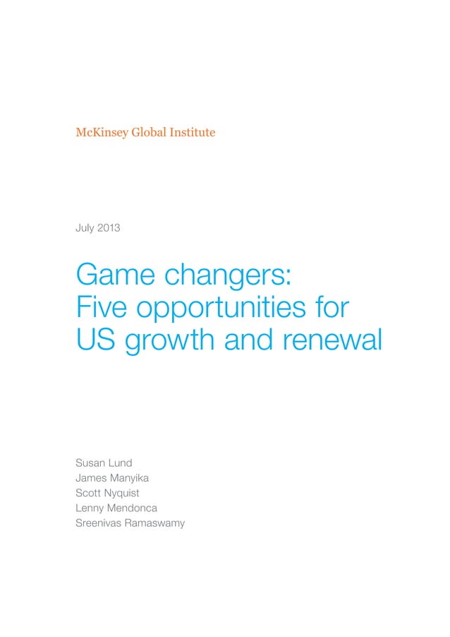 MGI Game Changer, Growth and Renewal (full_report) | PDF