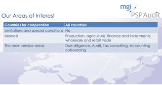 PSP Audit _Presentation for MGI_ | PPT