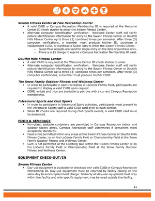 Campus recreation policies_and_procedures | PDF