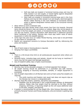 Campus recreation policies_and_procedures | PDF