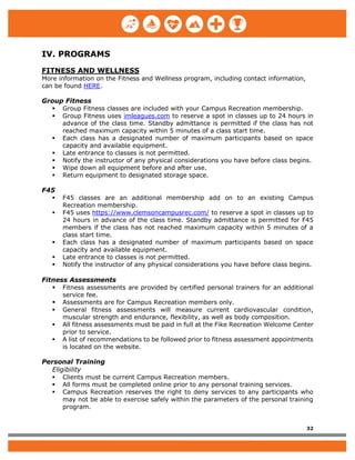 Campus recreation policies_and_procedures | PDF