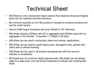 Mg Krete Presentation | PPT