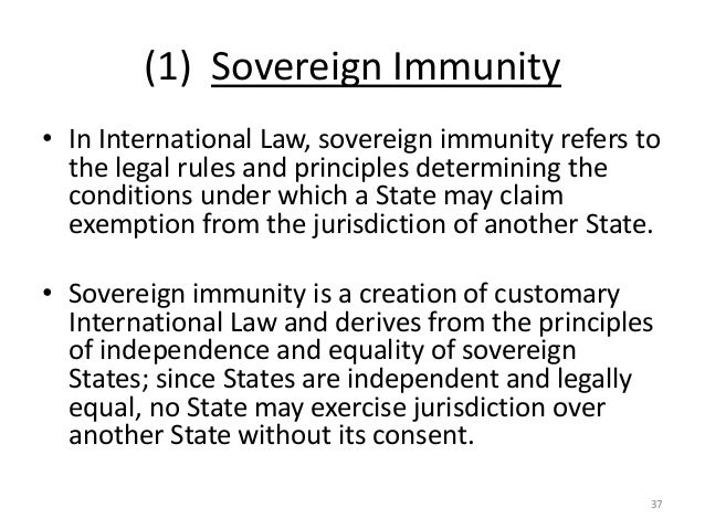 Lecture 6 jurisdiction & immunity