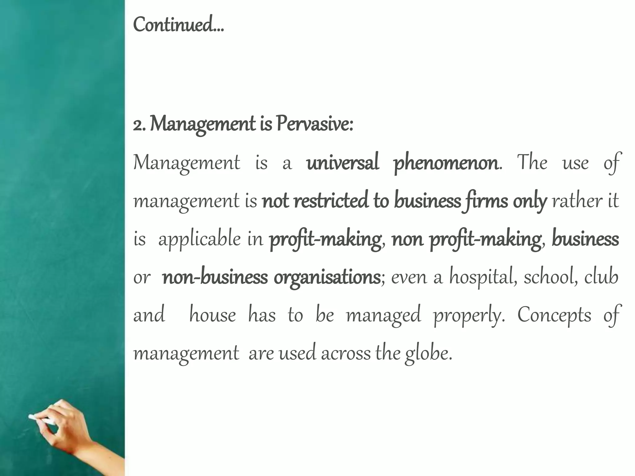 Principles of Management for BBA | PPTX