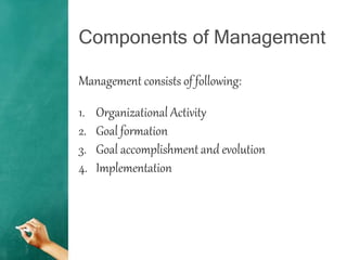 Principles of Management for BBA | PPTX
