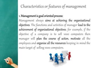 Principles of Management for BBA | PPTX