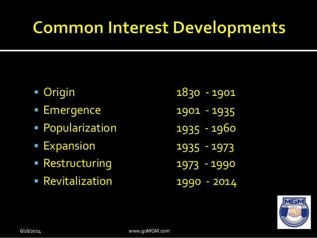 Common Interest Developments: What Are They and Who Should Manage Them?
