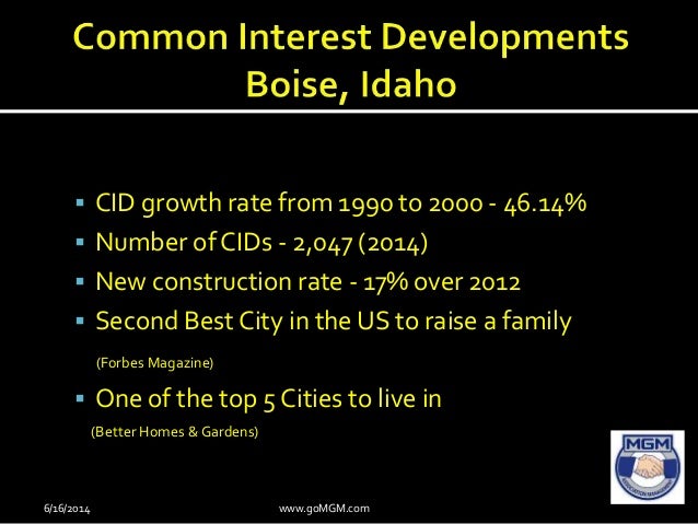 Common Interest Developments: What Are They and Who Should Manage Them?